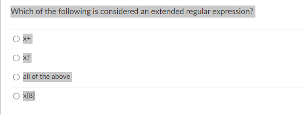 Solved Which of the following is considered an extended | Chegg.com