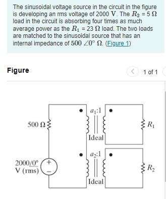 Solved The sinusoidal voltage source in the circuit in the | Chegg.com
