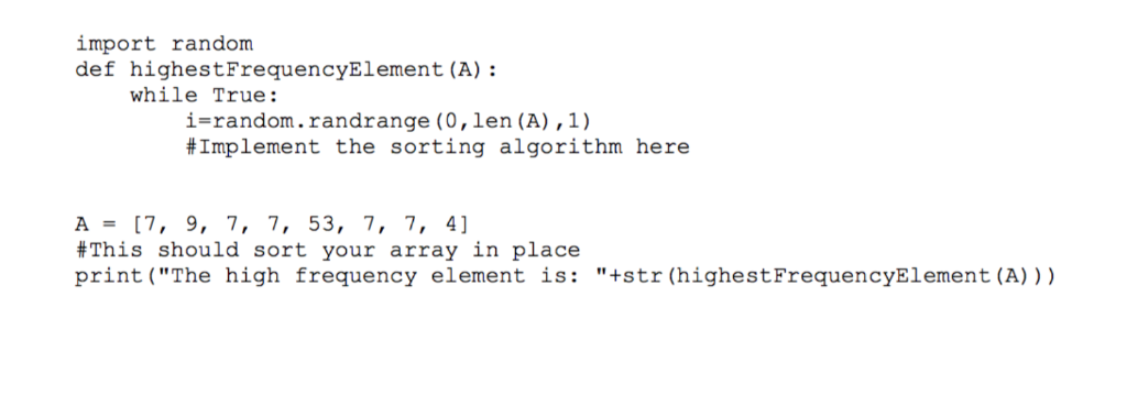 You are given an array of size N, where an element | Chegg.com
