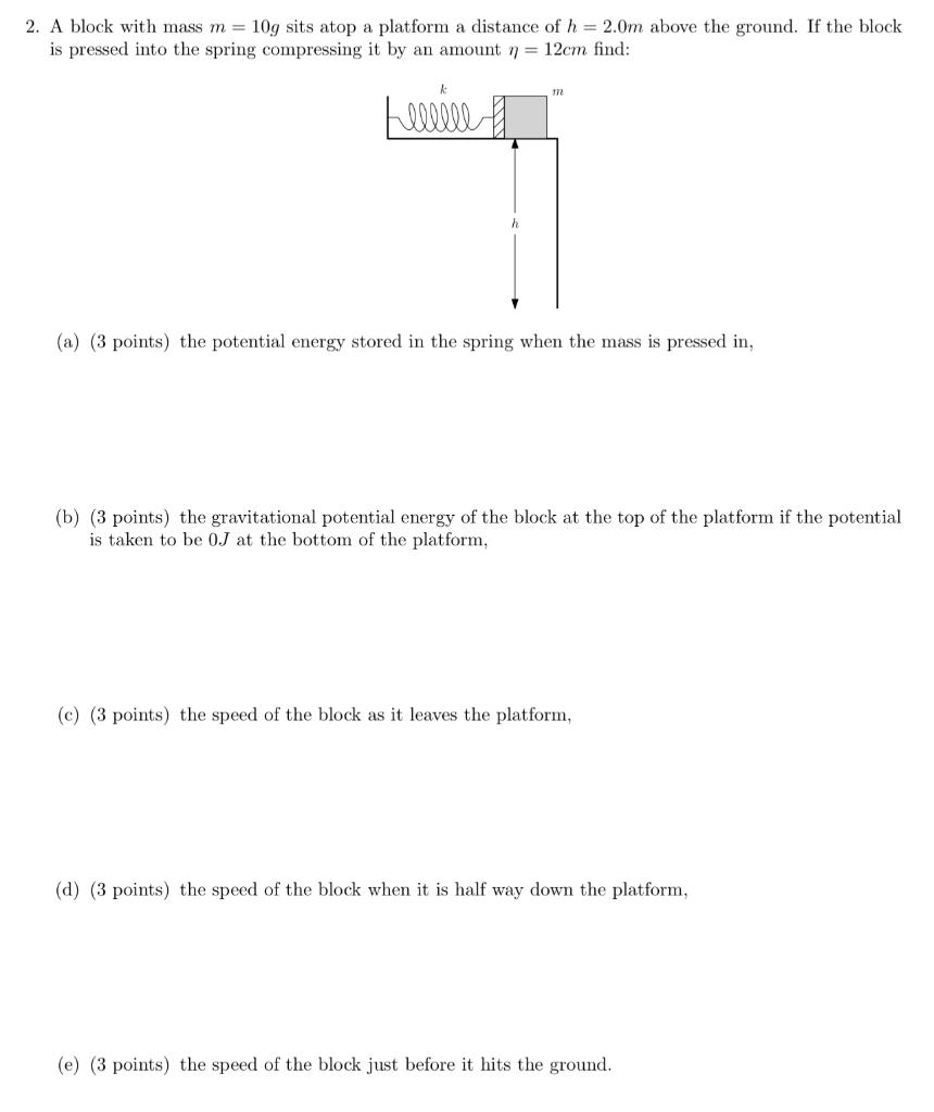 Solved 3. A 6.0 kg block initially at rest is pulled to the | Chegg.com