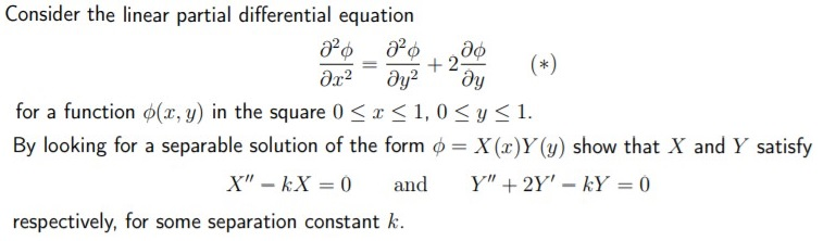 Solved Consider the linear partial differential equation 220 | Chegg.com