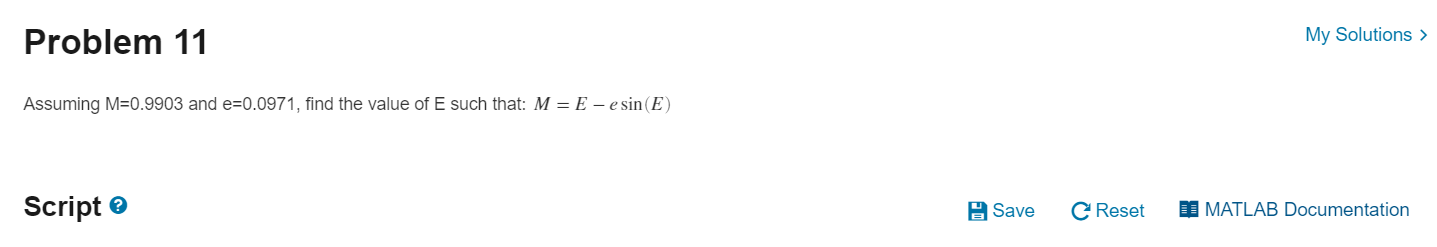 Solved Please use MATLAB. Do not use syms E, the variable E | Chegg.com Solved Please use MATLAB. Do not use syms E, the variable E | Chegg.com