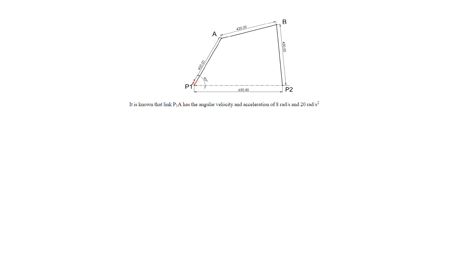 write a computer program to find the angle (BP2P1) | Chegg.com
