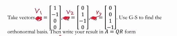 Solved Take vectors V1=⎣⎡1−100⎦⎤,V2=⎣⎡01−10⎦⎤, V3=⎣⎡001−1⎦⎤. | Chegg.com