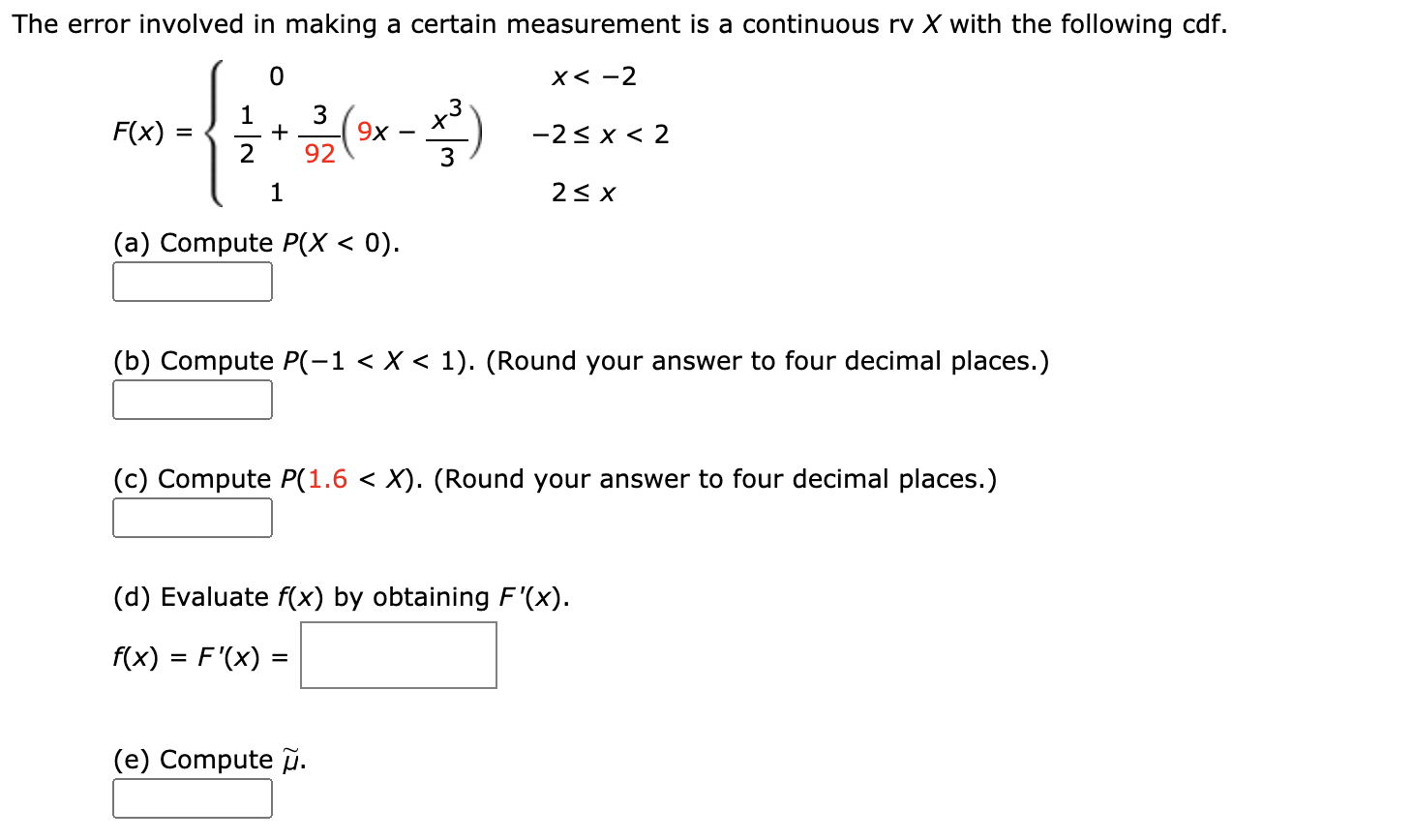 Solved The error involved in making a certain measurement is | Chegg.com
