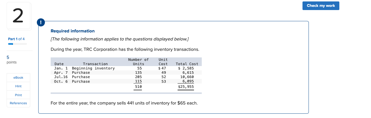 Solved Required: 1. Using FIFO, calculate ending inventory, | Chegg.com