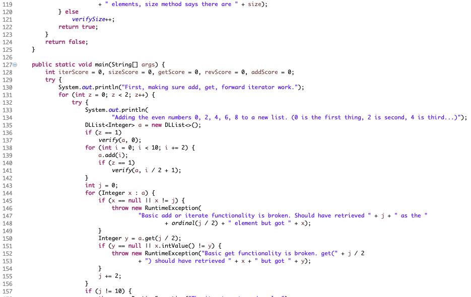 Solved CS 143 Assignment 4 Improving DoublyLinkedList | Chegg.com