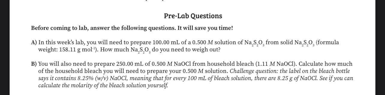 Solved Pre-Lab Questions Before coming to lab, answer the | Chegg.com