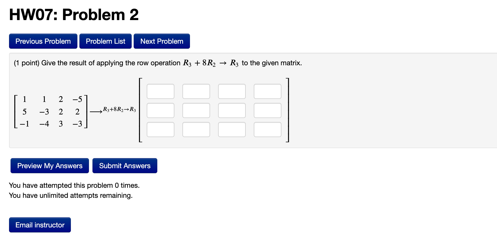Solved Hw07 Problem 2 Previous Problem Problem List Next 7983