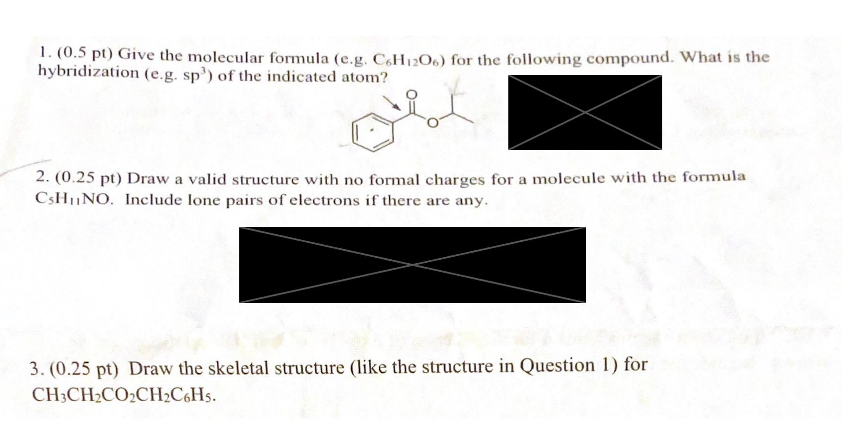 Solved 1. (0.5 pt) Give the molecular formula (e.g. C6H12O6 | Chegg.com