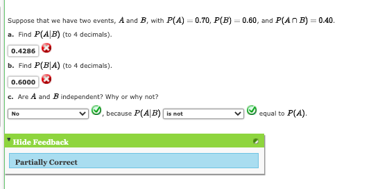 Solved Suppose that we have two events, A and B, with P(A) = | Chegg.com