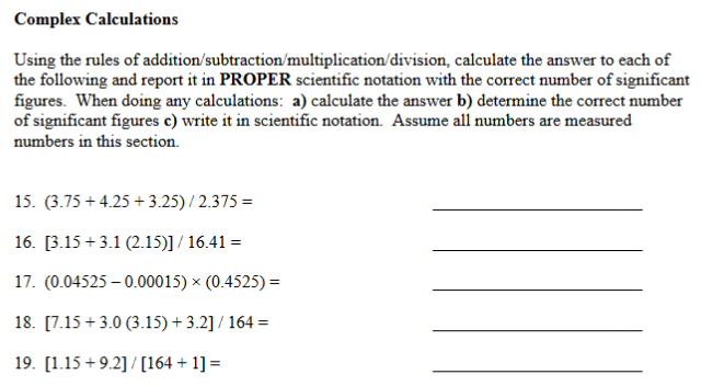 Complex CalculationsUsing the rules of | Chegg.com