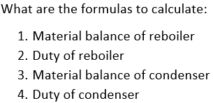 Solved What are the formulas to calculate: 1. Material | Chegg.com