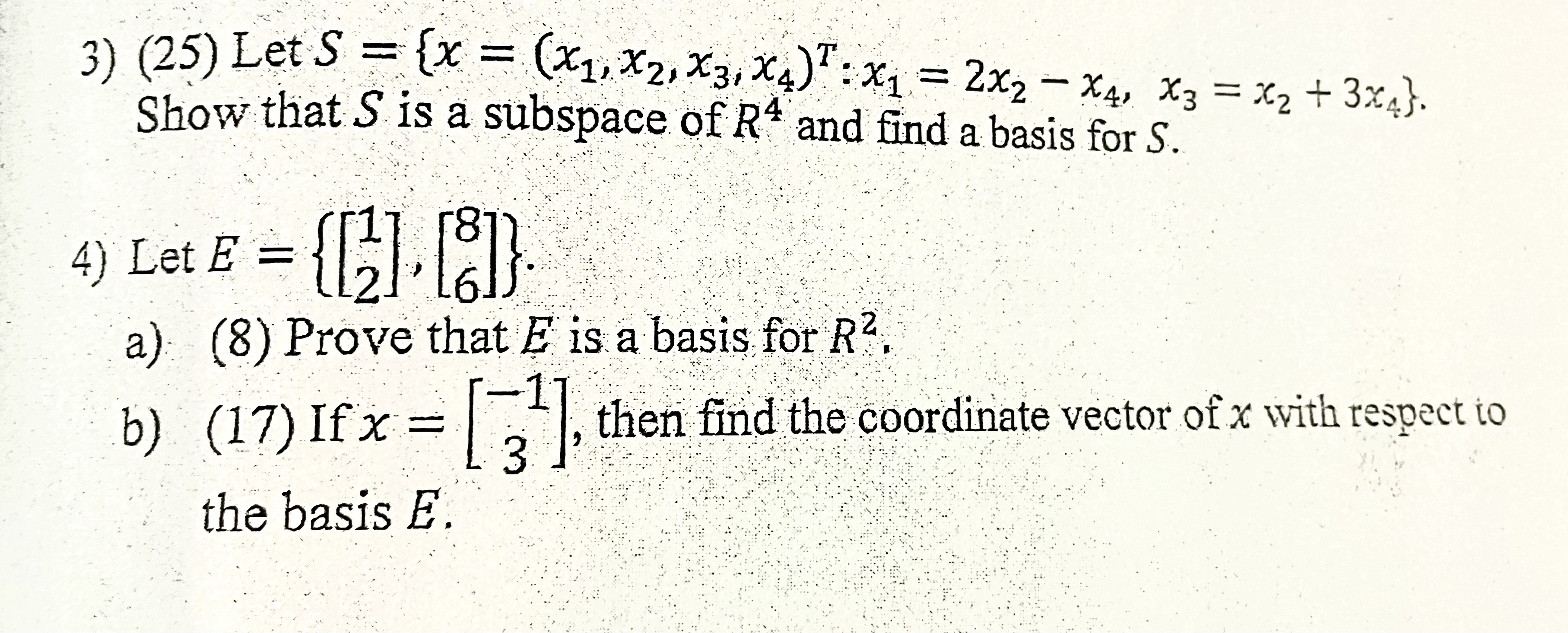 Solved (25) ﻿Let | Chegg.com
