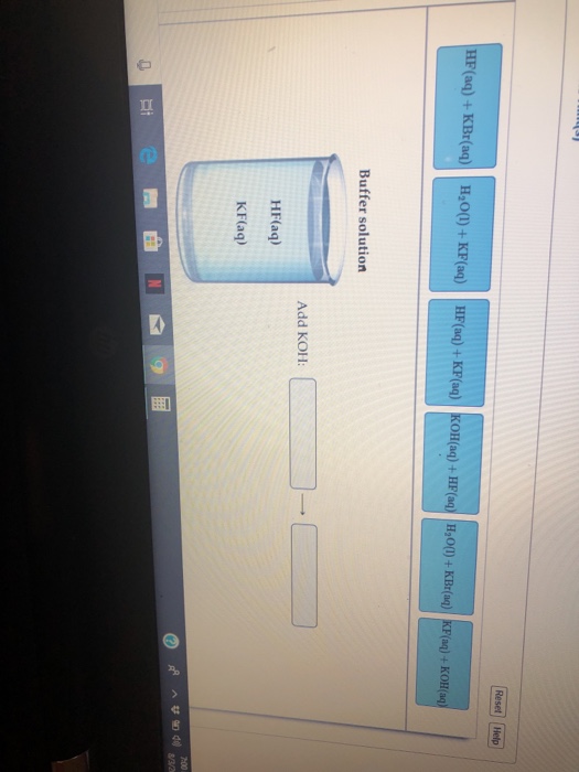 Solved Part A Which set of compounds would form a buffer in | Chegg.com