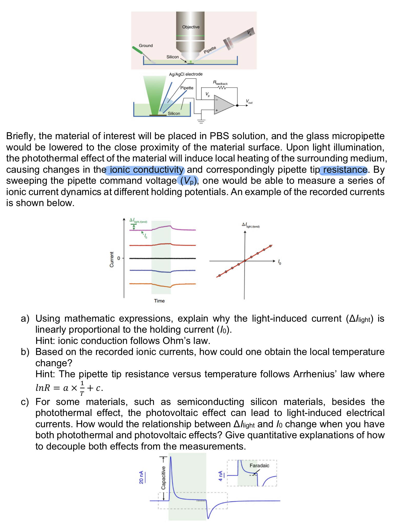 Solved 3. Photothermal stimulation is an emerging method to | Chegg.com