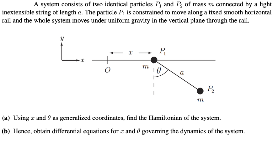 Solved A system consists of two identical particles P1 and | Chegg.com