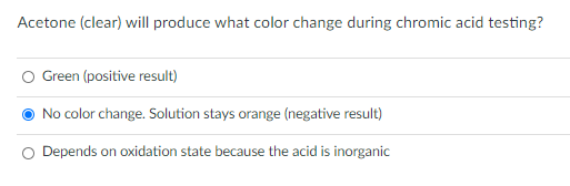 Solved If the results from a 2,4-DNPH test are positive, but | Chegg.com