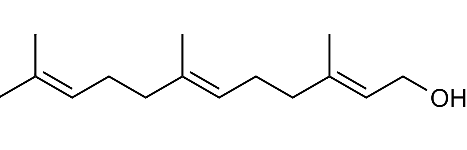 Solved Below is a terpene called farnesol which is | Chegg.com