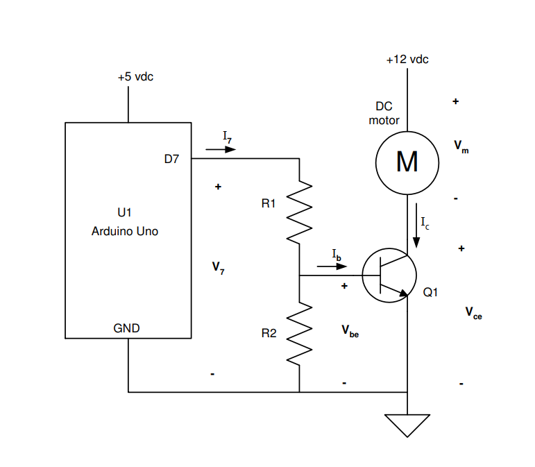 An Arduino Uno is used to control a DC motor (ON/OFF | Chegg.com