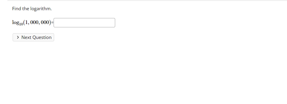Solved Find the logarithm. | Chegg.com