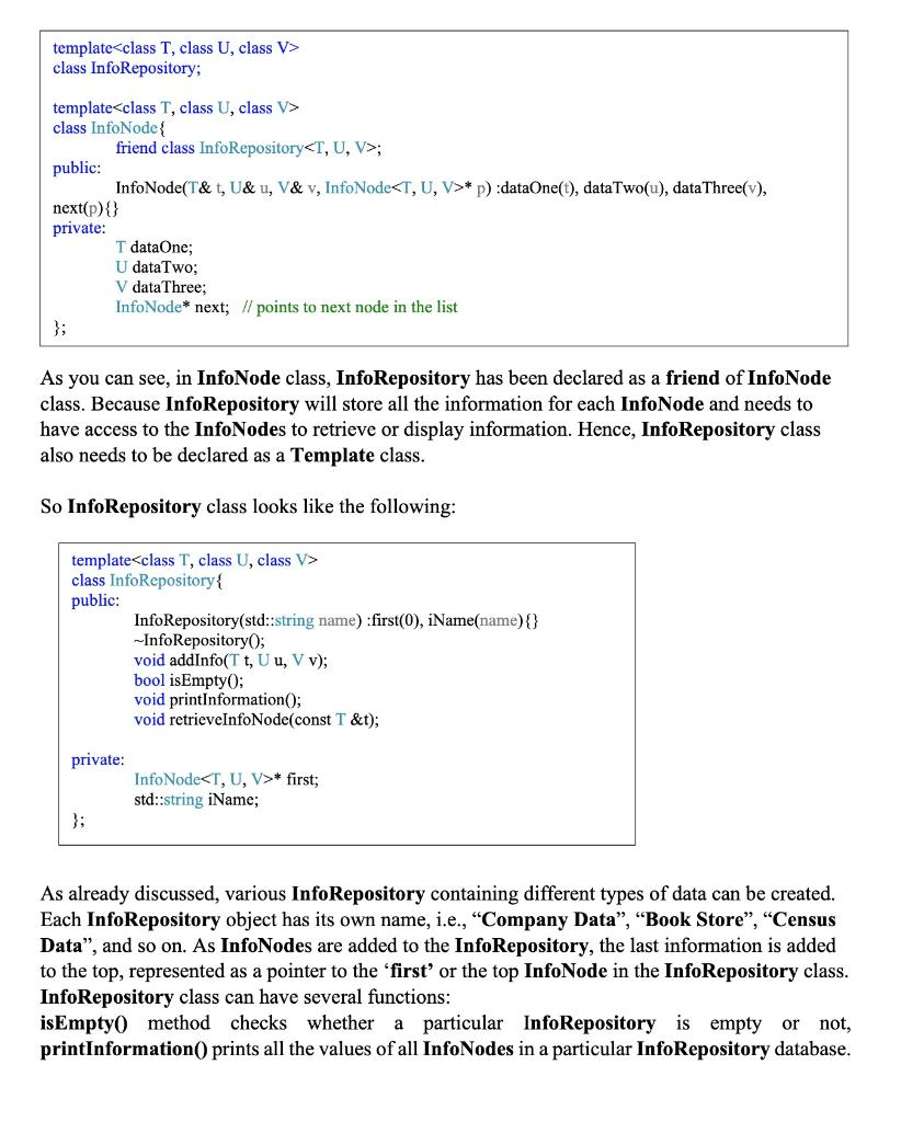 Solved Specification: In this assignment, you will create | Chegg.com