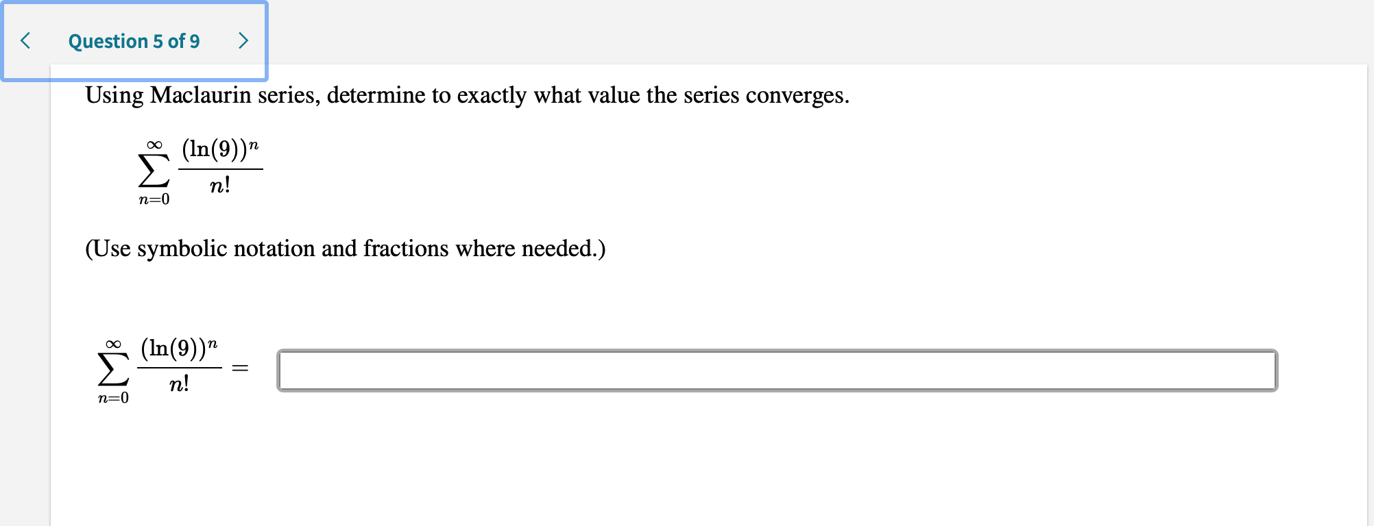 Solved Using Maclaurin series, determine | Chegg.com