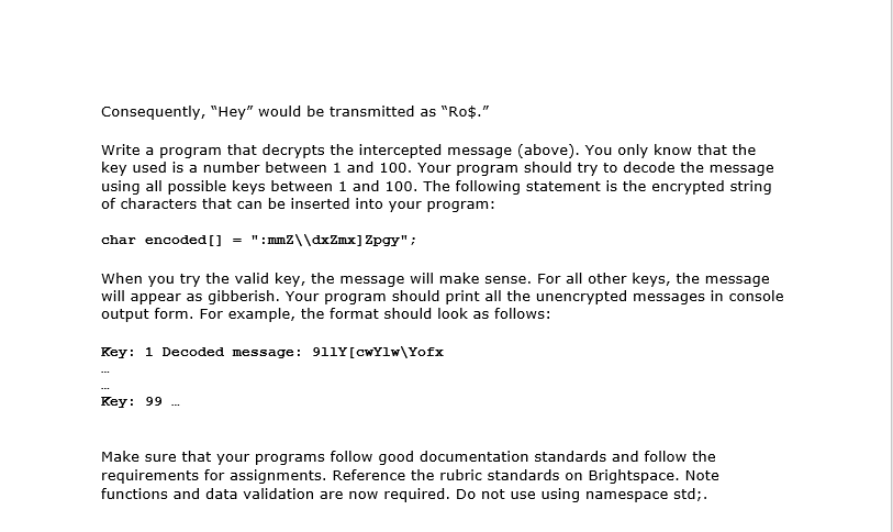 Solved PROGRAM SPECIFICATION For this program, we will | Chegg.com