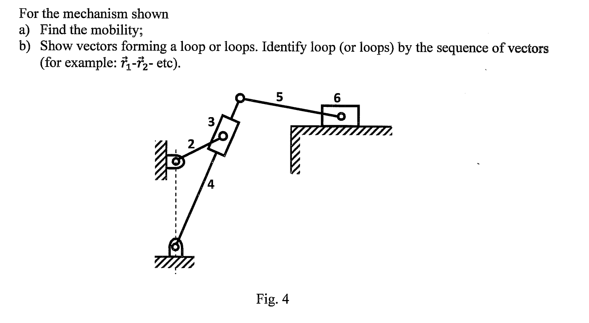 For the mechanism showna) ﻿Find the mobility;b) ﻿Show | Chegg.com