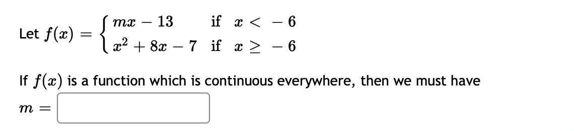 Solved mx 13 if X