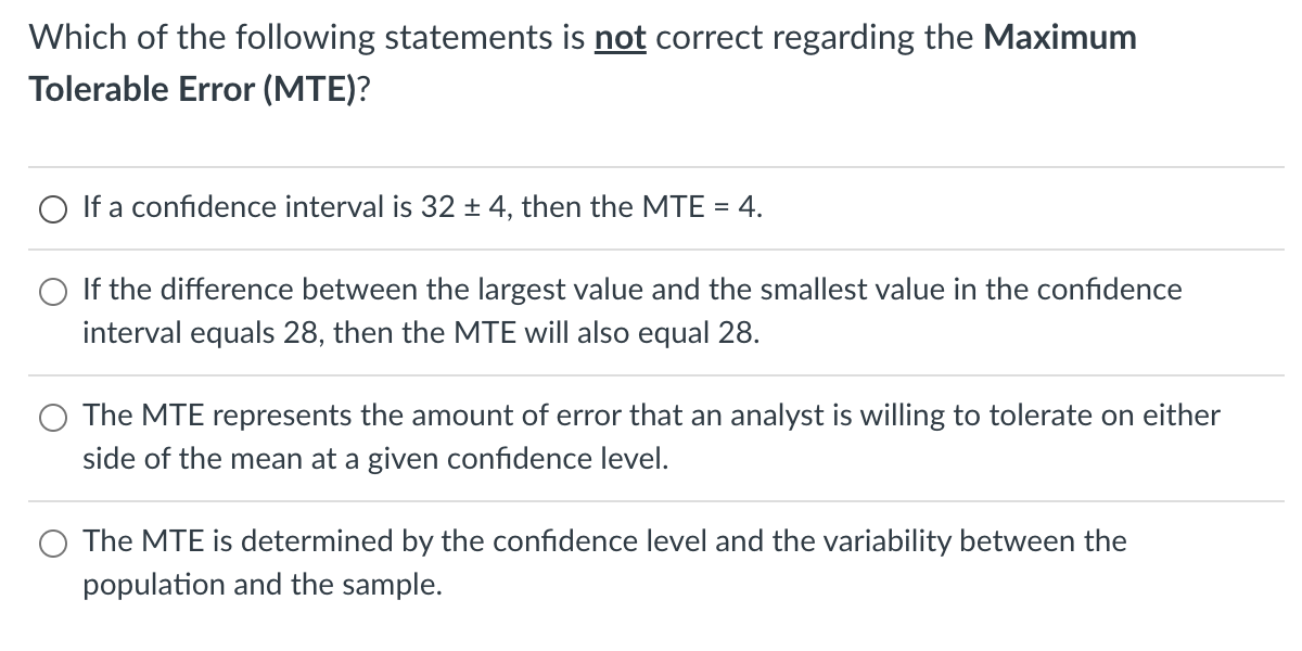 Solved Which of the following statements is not correct | Chegg.com