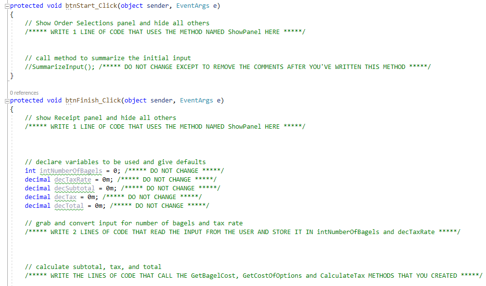 Solved Use C# and simple methods to create the following | Chegg.com