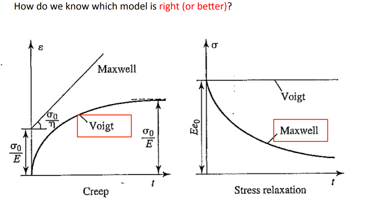 In describing the viscoelastic model, which model is | Chegg.com