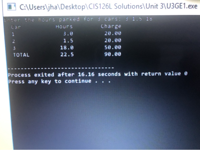 Solved CAUsers\jha\Desktop\CIS1 26L Solutions\Unit | Chegg.com