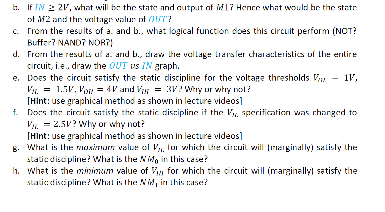 Solved Problem 1-Static Discipline [~2 pages] For this | Chegg.com