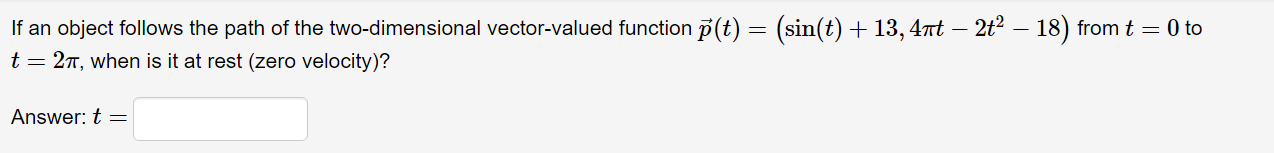 Solved If an object follows the path of the two-dimensional | Chegg.com