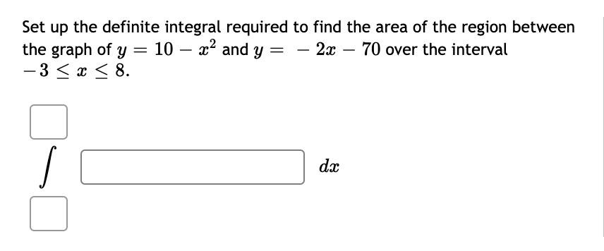 Solved Set up the definite integral required to find the | Chegg.com