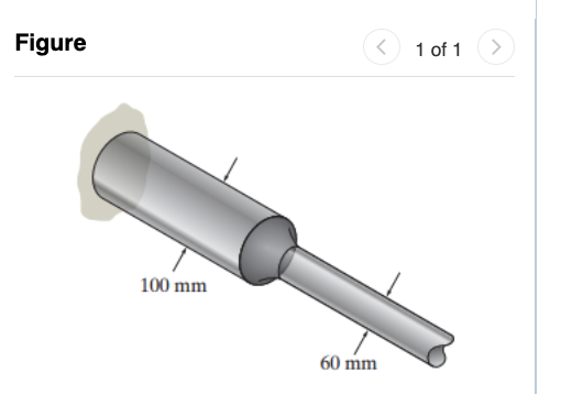 Solved The built-up shaft in (Figure 1) is to be designed to | Chegg.com