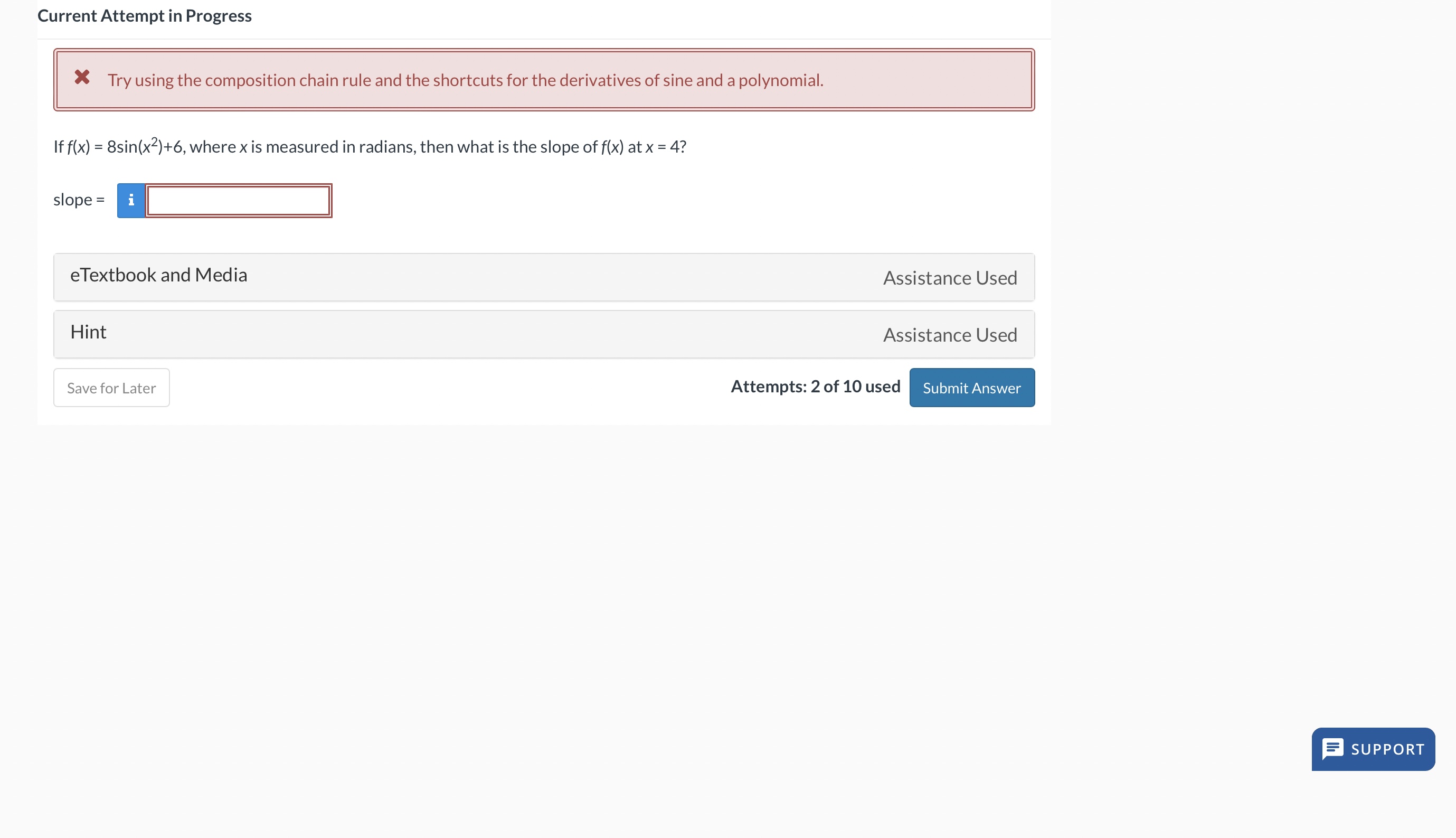 Solved It should be in radians | Chegg.com