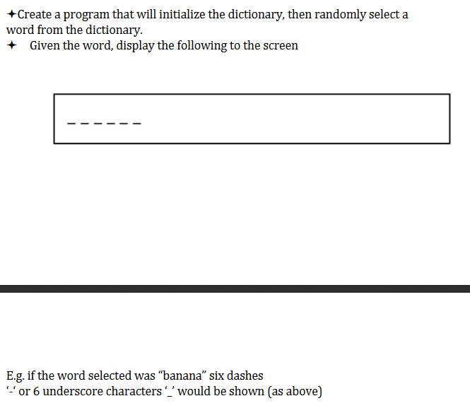 Solved Create a dictionary of words, as a String array. | Chegg.com