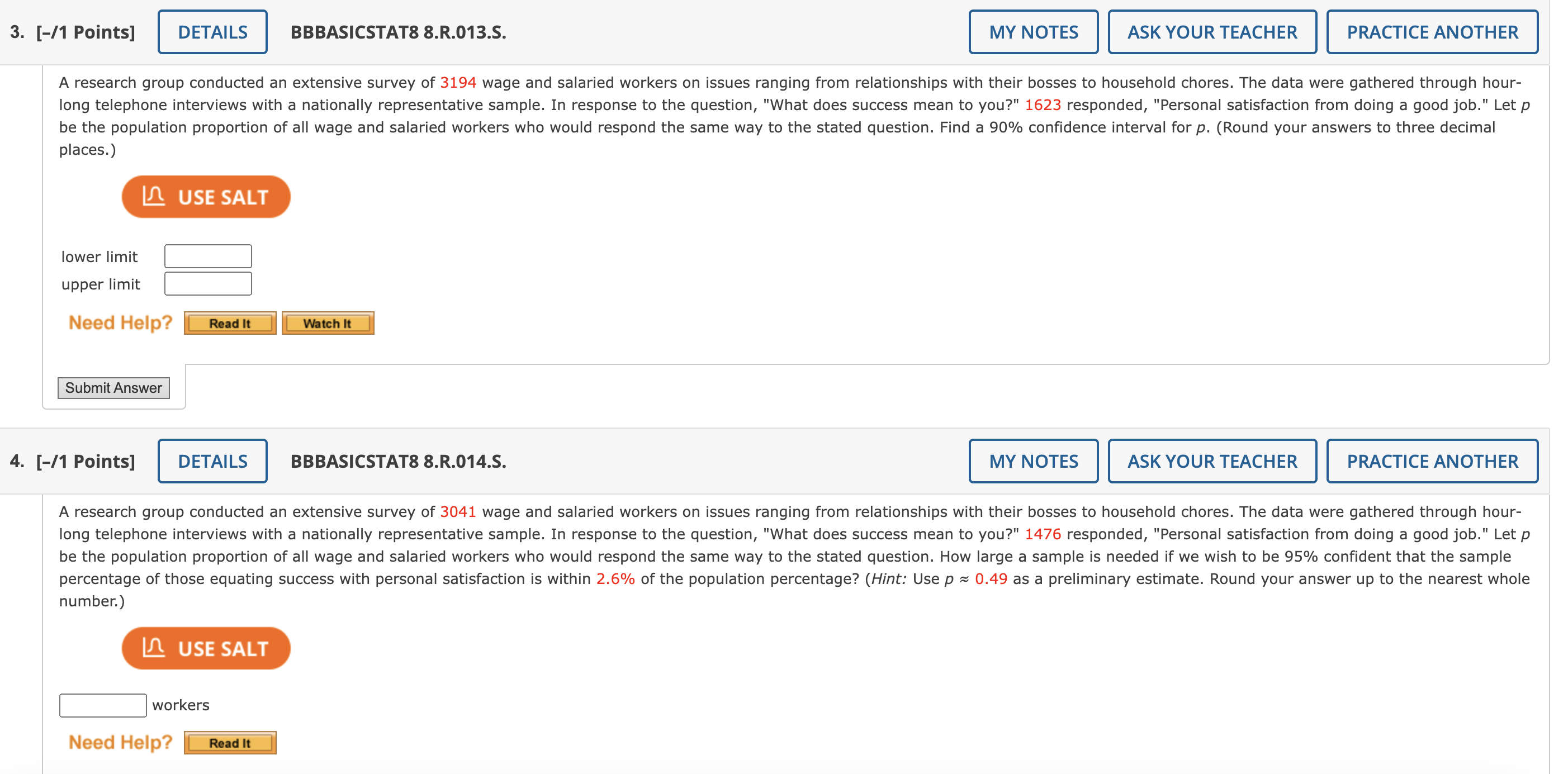 Solved places.) lower limit upper limit [-/1 Points] | Chegg.com