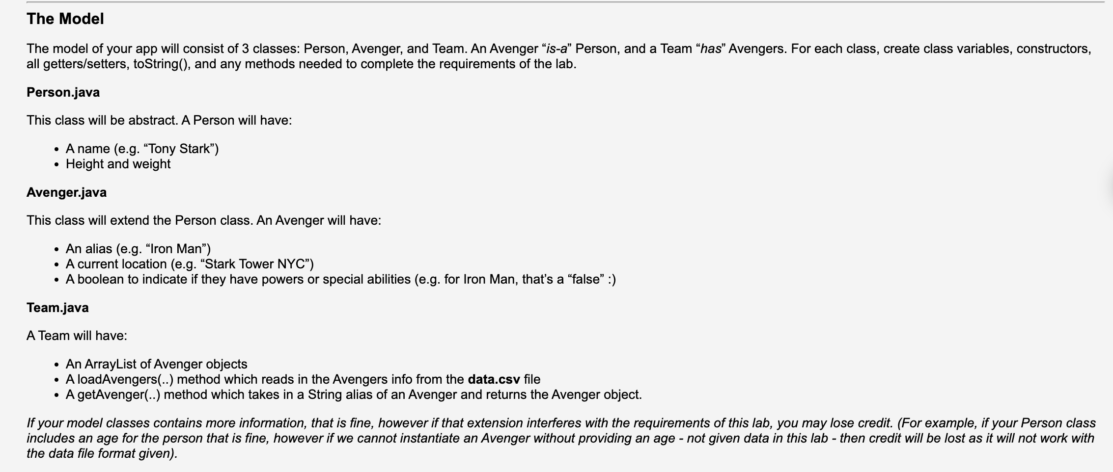 Solved Objectives: - Javadoc - ArrayList - File l/O - UML | Chegg.com