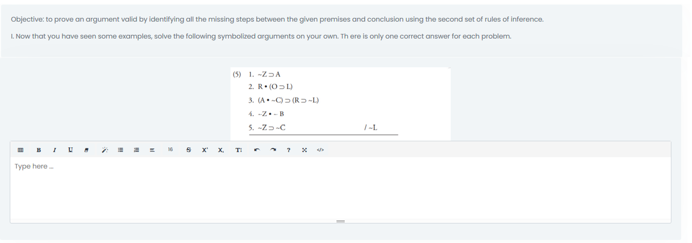 Solved Objective To Prove An Argument Valid By Identifying 