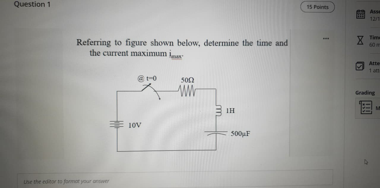 Solved Question 1 15 Points PA Asse 12/1 X Referring to | Chegg.com