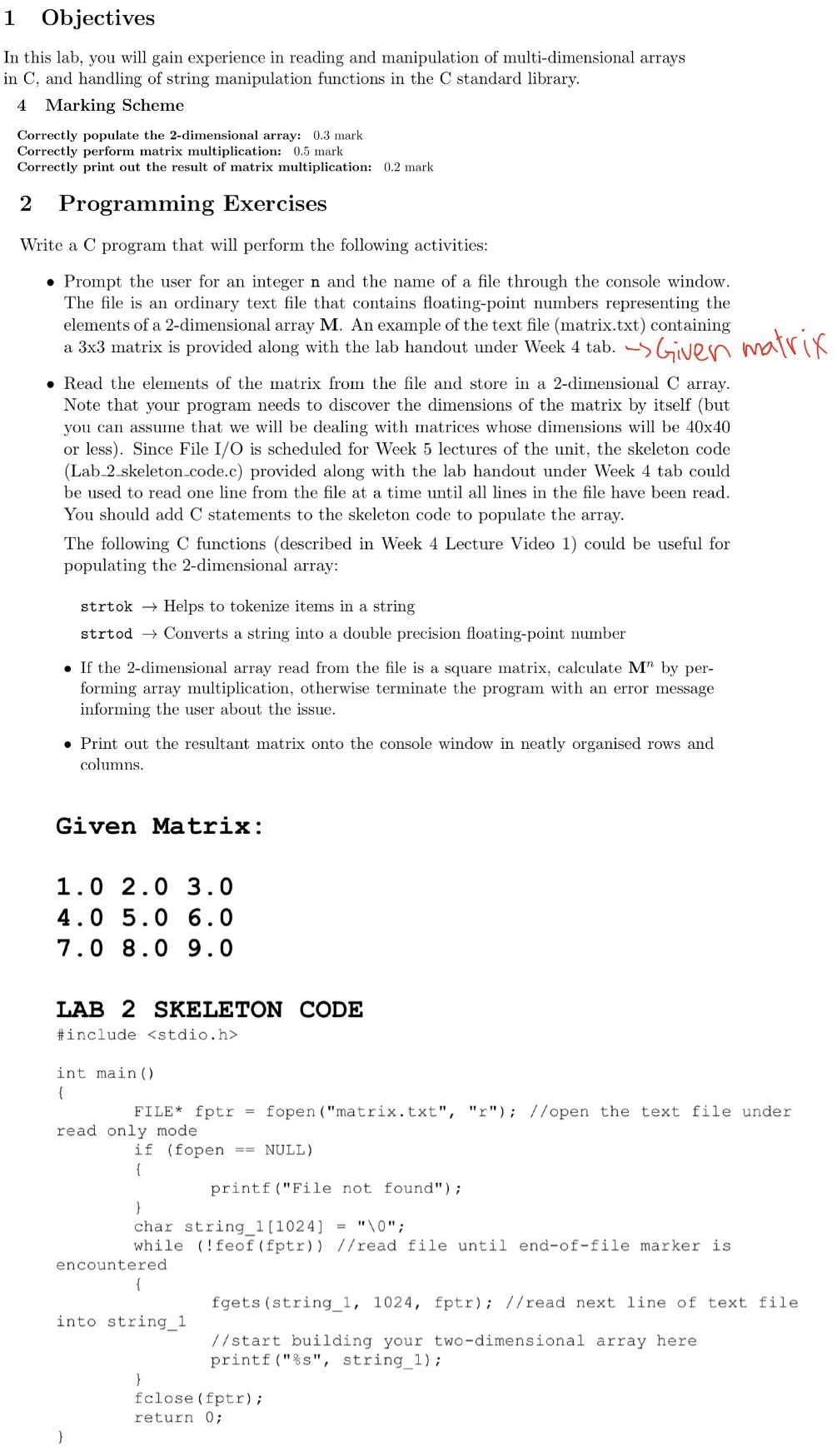Solved 1 Objectives In this lab, you will gain experience in | Chegg.com