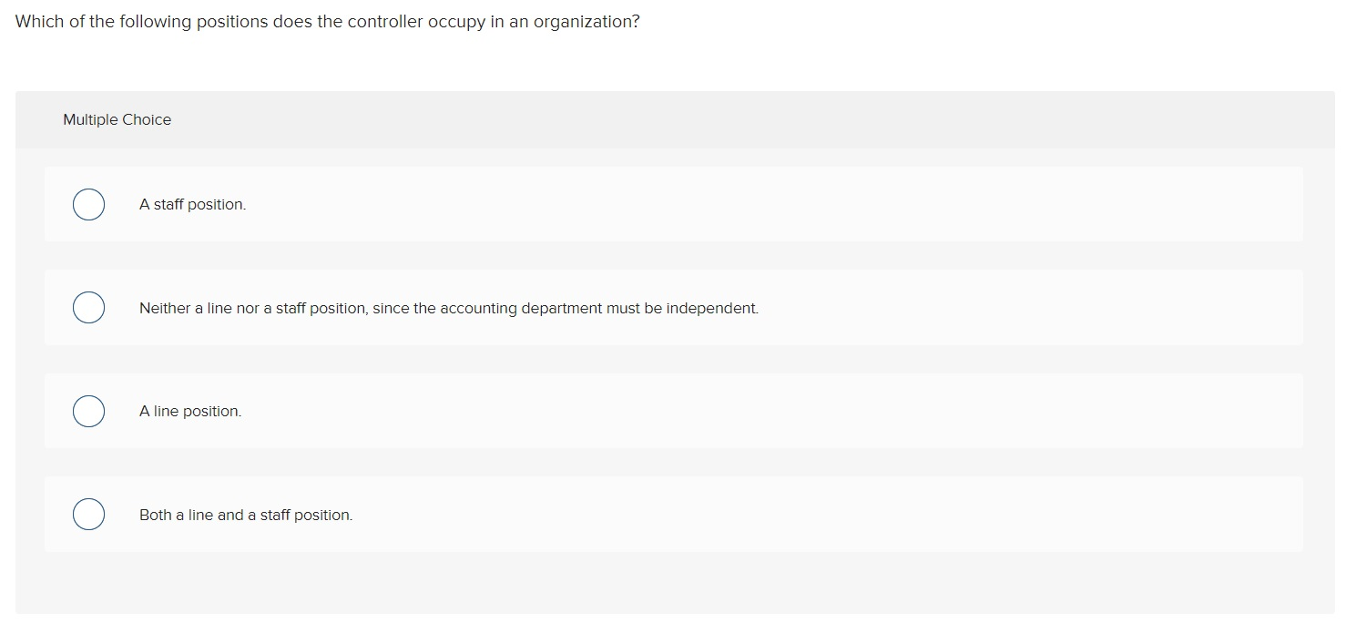 Solved Which of the following positions does the controller | Chegg.com