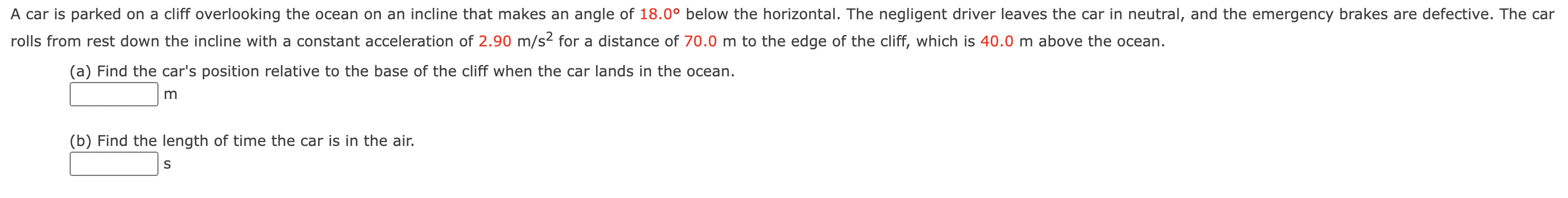 Solved where it explodes, relative to its firing point? | Chegg.com