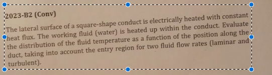 Solved 2023-B2 (Conv) The lateral surface of a square-shape | Chegg.com