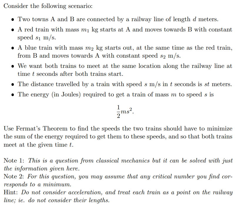 Solved Consider the following scenario: - Two towns A and B | Chegg.com