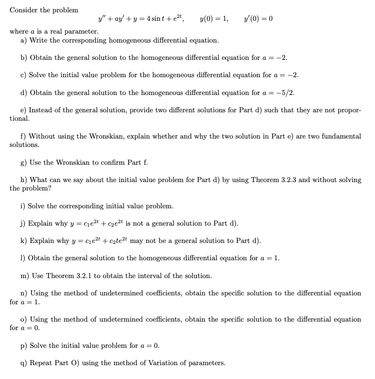 Solved Consider the problem | Chegg.com